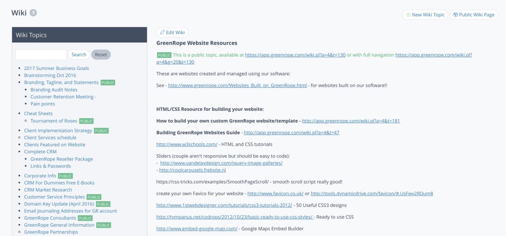 Collaborative Wiki - Credema AG