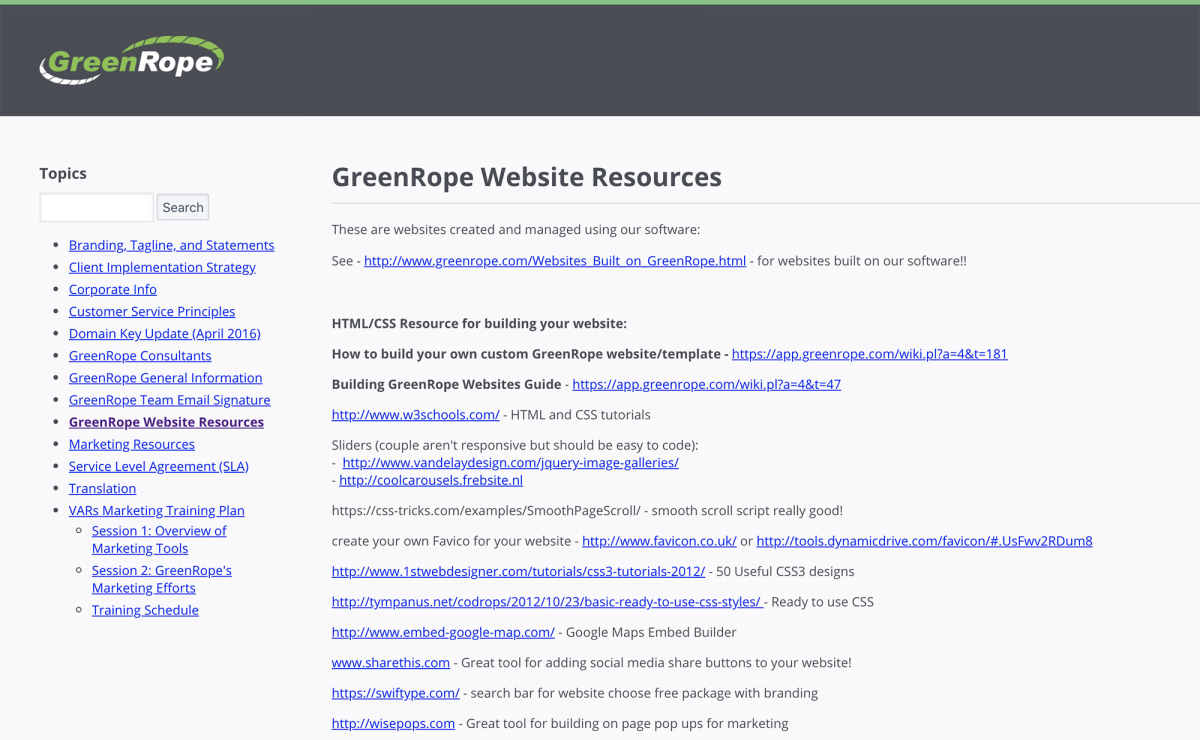 Collaborative Wiki - Credema AG